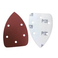 China 2000 Grit Random Orbital Sanding Discs Triangle 5 Hole For Grinding Polishing for sale