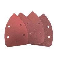 China 2000 Grit Random Orbital Sanding Discs Triangle 5 Hole For Grinding Polishing for sale
