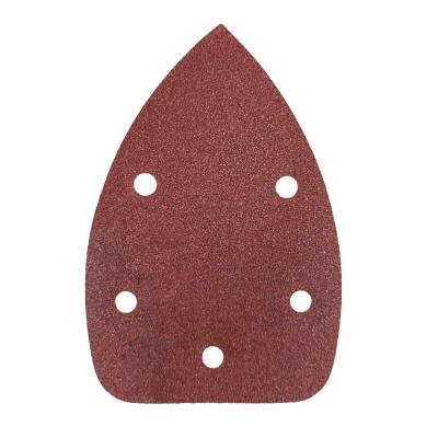 China 2000 Grit Random Orbital Sanding Discs Triangle 5 Hole For Grinding Polishing for sale