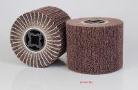 China high quality None woven abrasive wheel Abrasive Wire Drawing Wheel with Keyhole Arbor OEM fiber polishing wheel 120*100*19mm for sale
