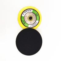 China Polishing 125mm 6 Inch Velcro Backing Pad Hook Loop For Pneumatic Orbital Sander Custom for sale