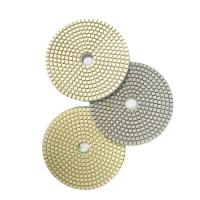 China 6 4 Inch Diamond Polishing Pad For Wet Granite Stone Marble Concrete for sale