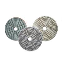 China 6 4 Inch Diamond Polishing Pad For Wet Granite Stone Marble Concrete for sale