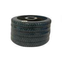 China Green R Angle Silicon Carbide Abrasive Flap Disc For Curved Edge Grinding 125mm for sale