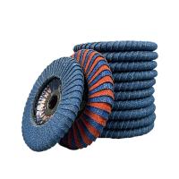 China Blue Aluminium Zirconia Flap Disk Grinder 125mm Anti Clogging For Automotive for sale