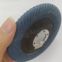 China Blue Aluminium Zirconia Flap Disk Grinder 125mm Anti Clogging For Automotive for sale