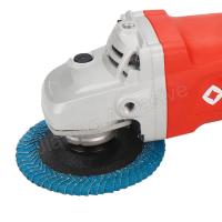 China Blue Aluminium Zirconia Flap Disk Grinder 125mm Anti Clogging For Automotive for sale
