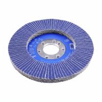 China Blue Aluminium Zirconia Flap Disk Grinder 125mm Anti Clogging For Automotive for sale
