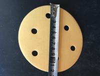 China 3M yellow hook& loop sanding disc 5