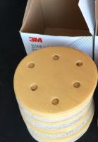 China 3M yellow hook& loop sanding disc 5