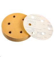 China 3M yellow hook& loop sanding disc 5