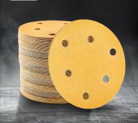 China 3M yellow hook& loop sanding disc 5