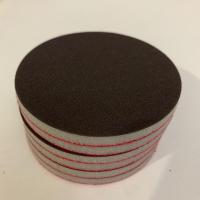 China Round Abrasive Orbital Sanding Sponge Sponge Disc Pad For Sander Hoop & Look Backing for sale