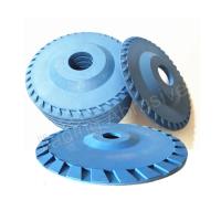 China 150mm Blue Plastic Fiberglass Backing Pads For Grinding Polishing Flap Disc for sale