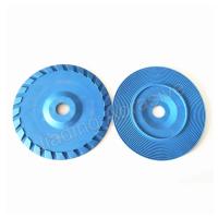 China 150mm Blue Plastic Fiberglass Backing Pads For Grinding Polishing Flap Disc for sale