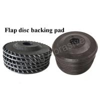 China Black Plastic Fiberglass Backing Pads High Hardness Waterproof For Sanding Flap Disc 150mm for sale