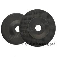 China Black Plastic Fiberglass Backing Pads High Hardness Waterproof For Sanding Flap Disc 150mm for sale