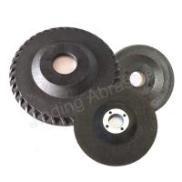 China Black Plastic Fiberglass Backing Pads High Hardness Waterproof For Sanding Flap Disc 150mm for sale