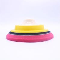 China Abrasive Foam Sponge Sanding Pad Car Beauty Polishing And Waxing 150mm 125mm for sale