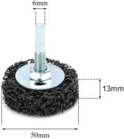 China 1inch 2inch 3inch black poly strip disc with 1/4