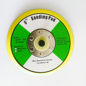 China 5inch PSA Sanding Pad working with 5inch Sand Paper with 5/16 *24 inch threads for sale