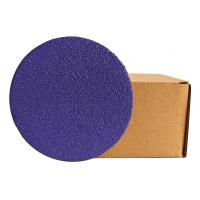 China 125mm 5 Inch Purple P60-P800 Hook and Loop Ceramic Sanding Disc Automotive Sandpaper for sale