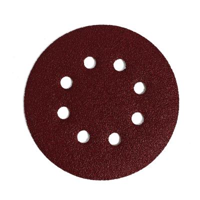 China 8Hole 125mm Orbital Sanding Discs Sandpaper pads Wet And Dry OEM for sale