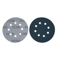 China 125mm 225mm Abrasive Sanding Disc 5inch 8 Hole Sandpaper Pad 1000 Grit for drywall for sale