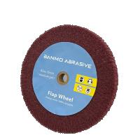 China Non-Woven Nylon Fiber Abrasive Flap Wheel Buffing Wheel for Stainless Steel Grinding & Polishing for sale