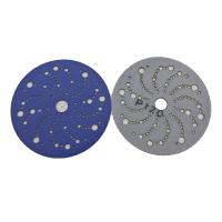 China 6 Inch 150mm Ceramic Alumina Abrasive Disc Hook and Loop Round Sandpaper Disc for sale