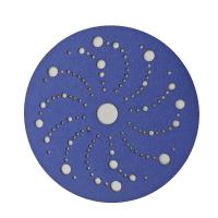 China 6 Inch 150mm Ceramic Alumina Abrasive Disc Hook and Loop Round Sandpaper Disc for sale