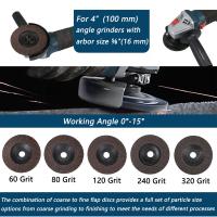 China Plastic Backed Flap Disc, Lightweight Durable Base for Reduced Vibration and Noise for sale