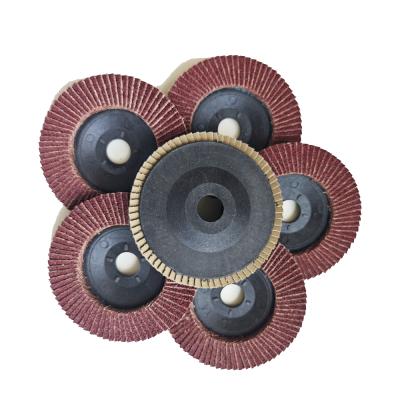 China Plastic Backed Flap Disc, Lightweight Durable Base for Reduced Vibration and Noise for sale