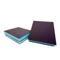 China 120*100*12mm Blue Double-Sided Sponge Sanding Block with High-Efficiency Sanding Performance for sale