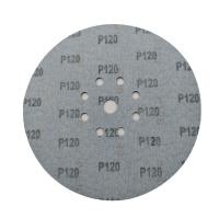 China 9 Inch 9Holes Aluminum Oxide Medium Grit 225mm Hook Loop Garnet Abrasive Sanding Disc for Wood Polishing OEM for sale