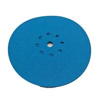 China 9 Inch 9Holes Aluminum Oxide Medium Grit 225mm Hook Loop Garnet Abrasive Sanding Disc for Wood Polishing OEM for sale