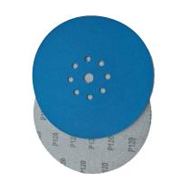 China 9 Inch 9Holes Aluminum Oxide Medium Grit 225mm Hook Loop Garnet Abrasive Sanding Disc for Wood Polishing OEM for sale