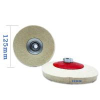 China Wool Felt Buffing Wheels Angular Wool Felt Polishing Wheel Buffing Hard Glass Polishing Wool Felt Wheel for sale