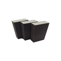 China Gray Calcined Sponge Sanding Pad Abrasive Sponge Block Ultra Fine For Polishing Steel for sale
