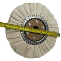 China Polished Wind Wheel Anti-fiber cloth Wind cloth cotton wheel iron core mirror surface polished for sale