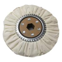 China Polished Wind Wheel Anti-fiber cloth Wind cloth cotton wheel iron core mirror surface polished for sale
