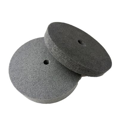 China Nylon Fiber Abrasive Polishing Buffing Disc Heavy Duty Grinding Removal Brushed Wheels for Metals Iron Copper Hardware Bench Grinder Polishing Deburring for sale