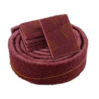 China Industrial Abrasive Nylon Pad with Anti-Clog Design Red 6inch*9inch for sale