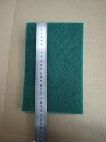 China 4*6inch Green Non-woven Hand Pad Industrial Abrasive Cleaning Sandpaper Sponge Rectangular Grinder for sale