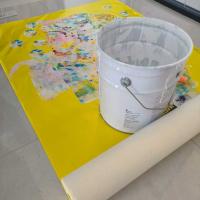 China Yellow Self-adhesive Cotton for Temporary Floor Protection Cover Fleece Felt for Painting House for sale