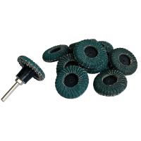 China Mixed Curved Flap Disc 2 Inch Roll Lock Quick Change Sanding Discs for sale