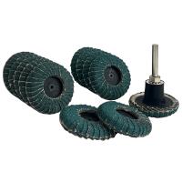 China Mixed Curved Flap Disc 2 Inch Roll Lock Quick Change Sanding Discs for sale