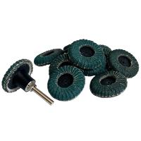 China Mixed Curved Flap Disc 2 Inch Roll Lock Quick Change Sanding Discs for sale