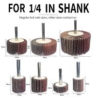 China 20*25*6 Abrasive Cloth Flap Wheel Grinding Head, with Handle and Impeller for sale