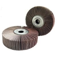 China 165mm X 40mm Flap Wheel Alumina for Stainless Steel Weld Blending for sale